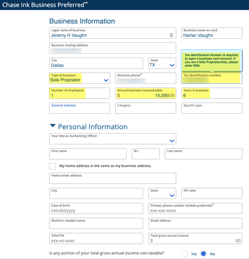 Yes! Just Got the Chase Ink Business Preferred 80,000 Points Offer!