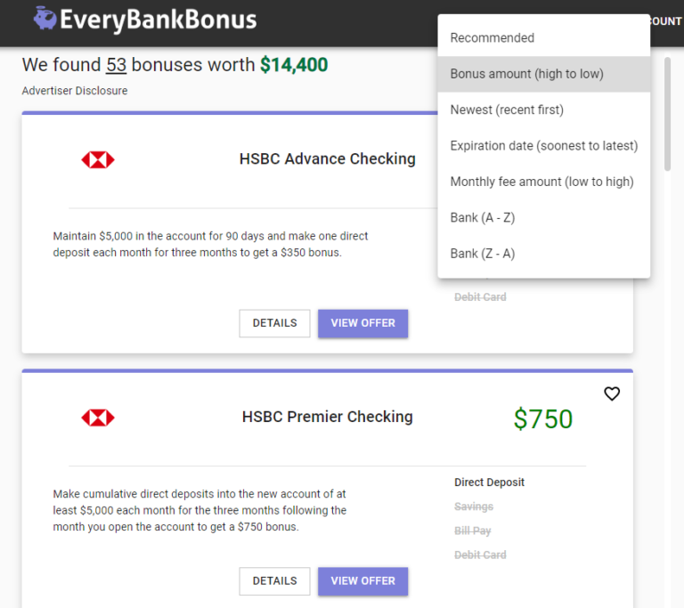 Find & Save Every Bank Account Bonus With This New Site